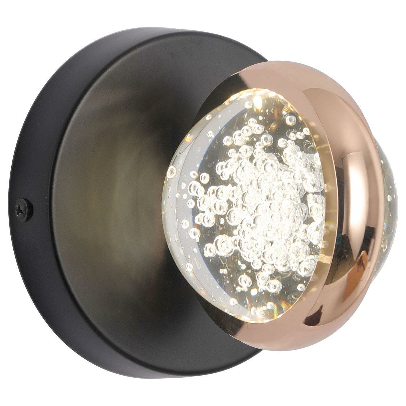 Накладной светильник Lussole LSP-7511 цвет золото, черный Модерн