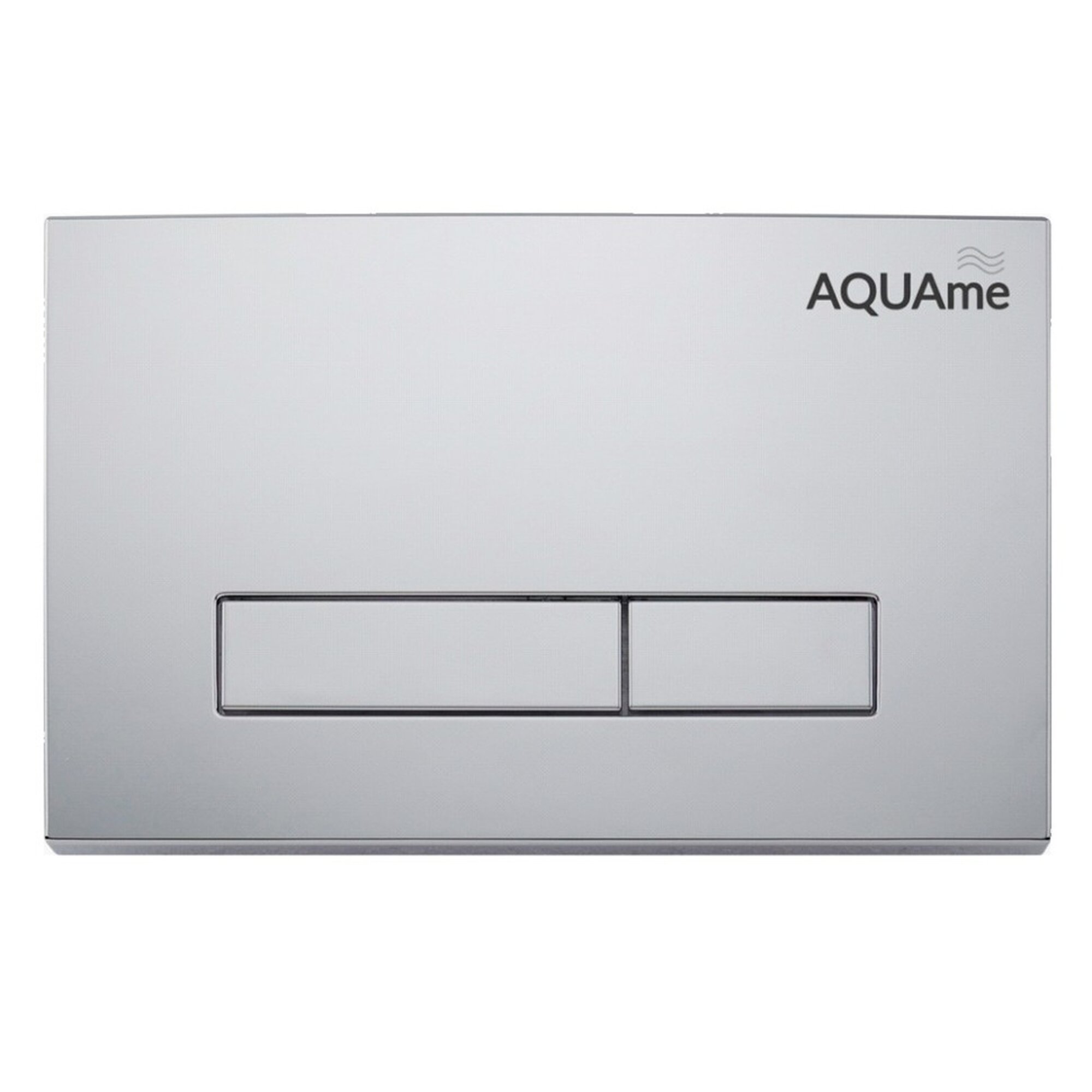 Панель смыва AQUAme AQM4103CR, для инсталляции, хромированная, 165x250мм