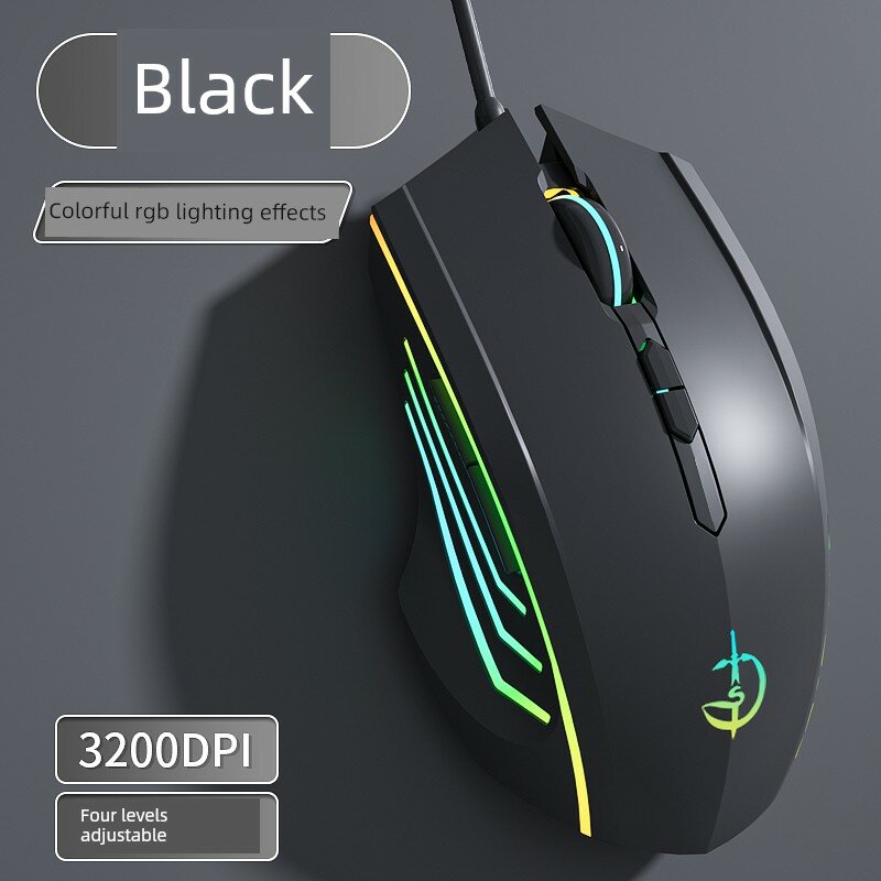 Проводная бесшумная механическая игровая мышь Mai Cong для киберспорта, специально разработанная для CF, для офисного
