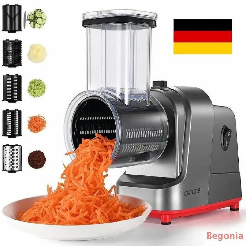 Электрическая овощерезка, терка, измельчитель электрические/ терка для сыра/машина для салата для фруктов