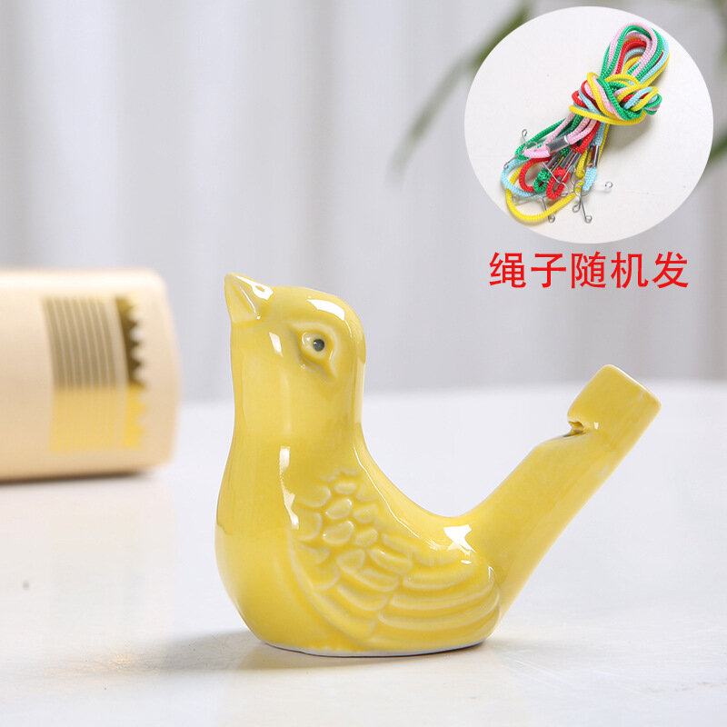 Детский свисток для птиц с водой, свисток с звуком птицы, подарок для детского сада, керамическая игрушка для птиц, водяной свисток для животных