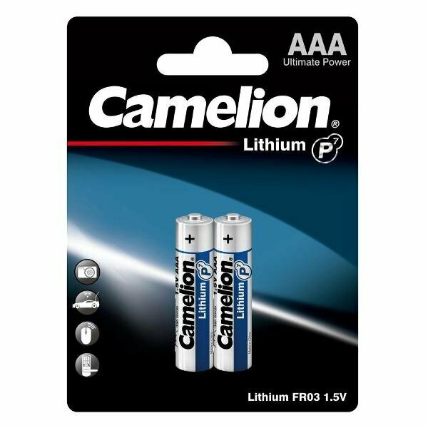 Батарейка литиевая Camelion FR03-BP2