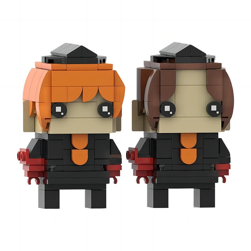 MOC Street Fighter Alpha, персонаж серии Brickhead, мужская популярная модель, украшения