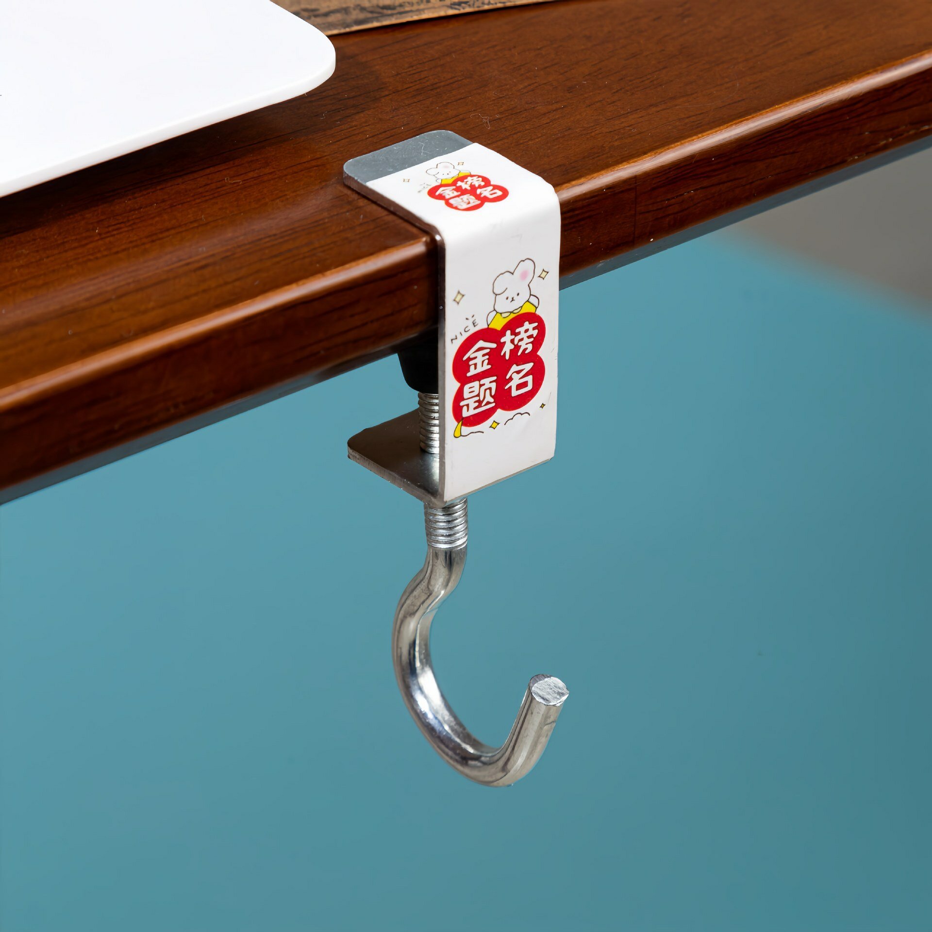 Крючок без сверления, подвижный, тяжелый, для студенческого стола, рюкзака, офисного стола, боковая подвесная сумка, съемное использование