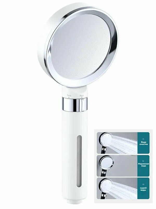 Лейка для душа очищающая воду Xiaomi Diiib (DXHS004-1) Серебристая