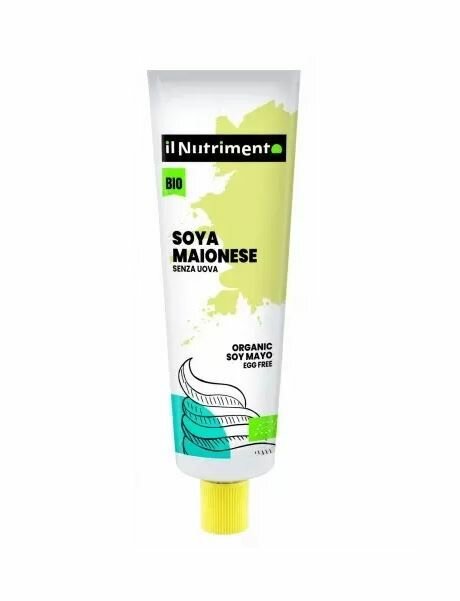 Майонез соевый в тубе Probios, 150 г. Растительный майонезный соус без глютена и лактозы, без добавления яиц, веган, постный продукт