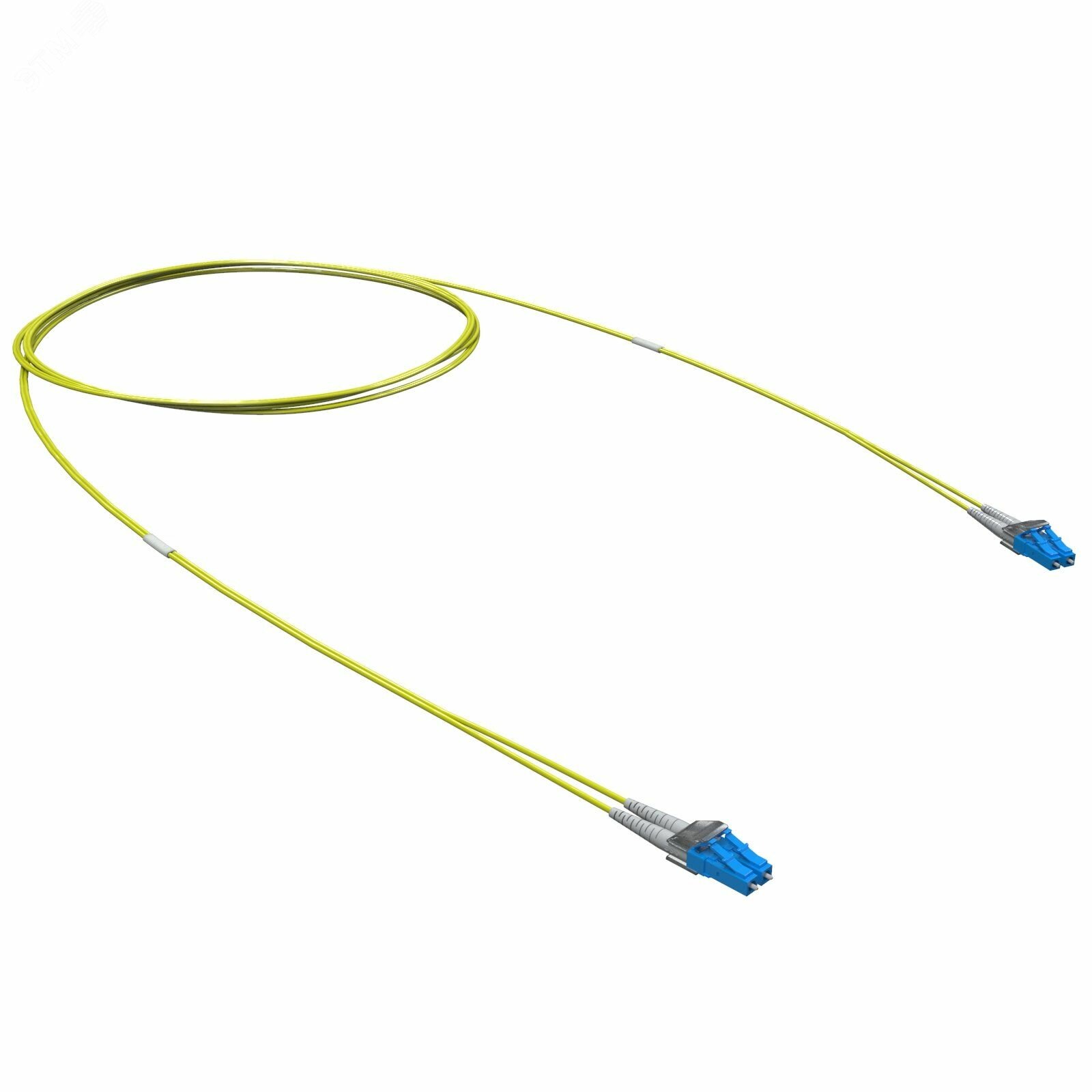 Патч-корд DKC оптический, Duplex, разъемы LC/UPC-LC/UPC, тип волокна 9/125 мкм OS2, одномодовое, длина 2 м