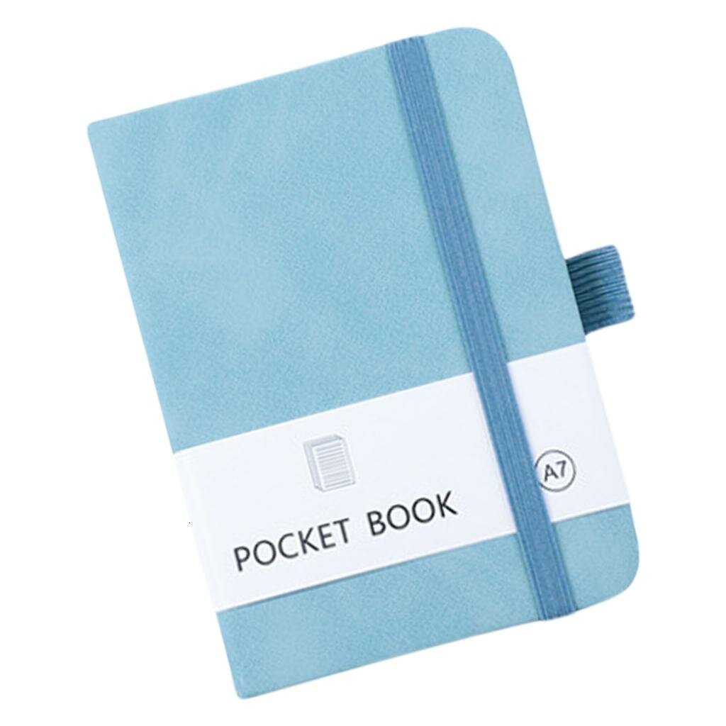 Блокнот А6, 200 страниц, линовка, Синий - A7