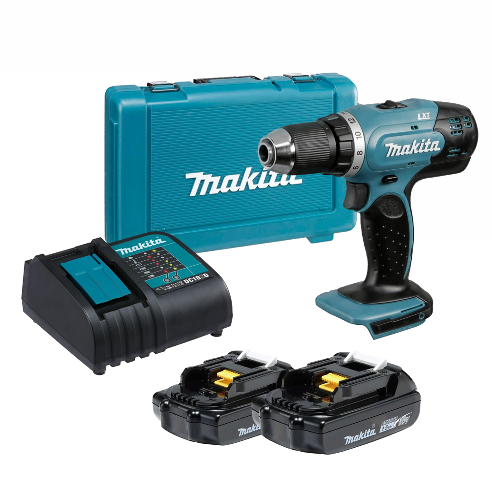Аккумуляторная дрель-шуруповерт Makita LXT DDF453SYE