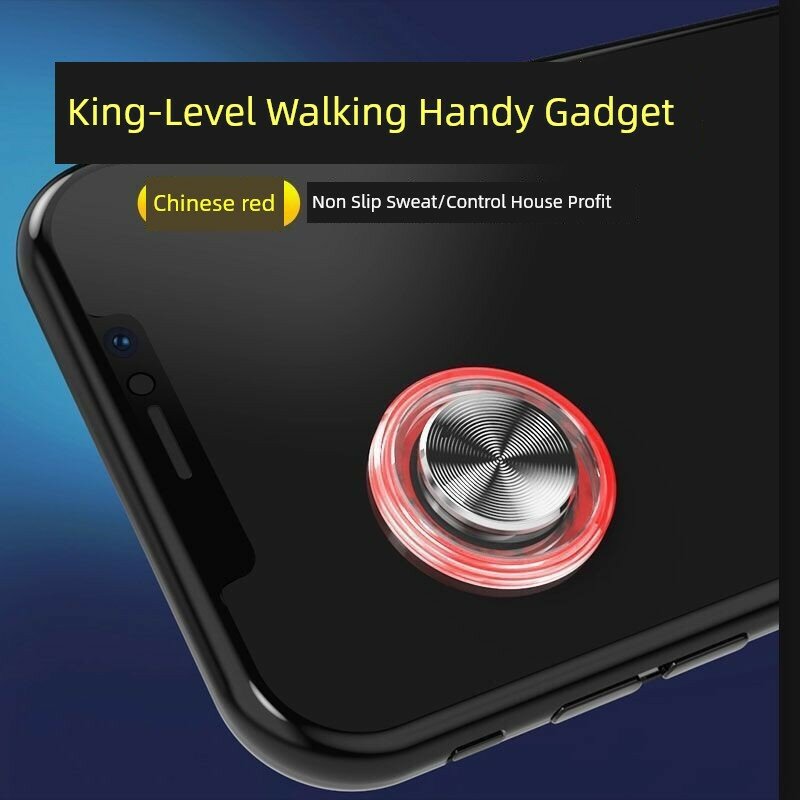 Электролакированный мобильный игровой геймпад с присоской и 3-пальцевыми направляющими кнопками для PUBG и Honor of