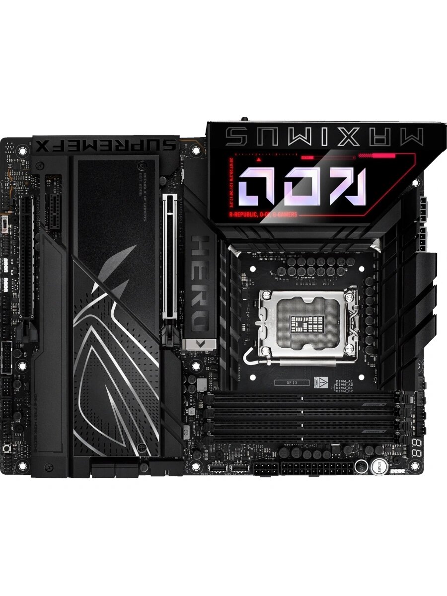 Материнская плата ASUS ROG MAXIMUS Z890 HERO, Socket LGA 1851, Intel Z890, ATX, Ret