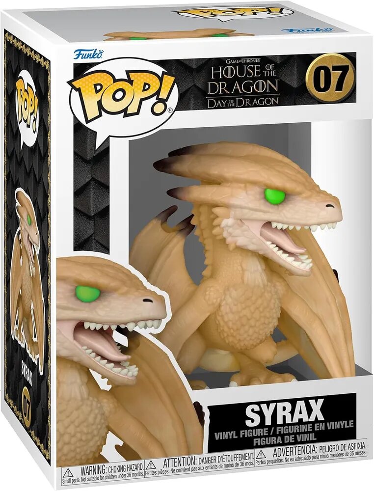 Funko Pop! House of Dragon - Syrax, многоцветный