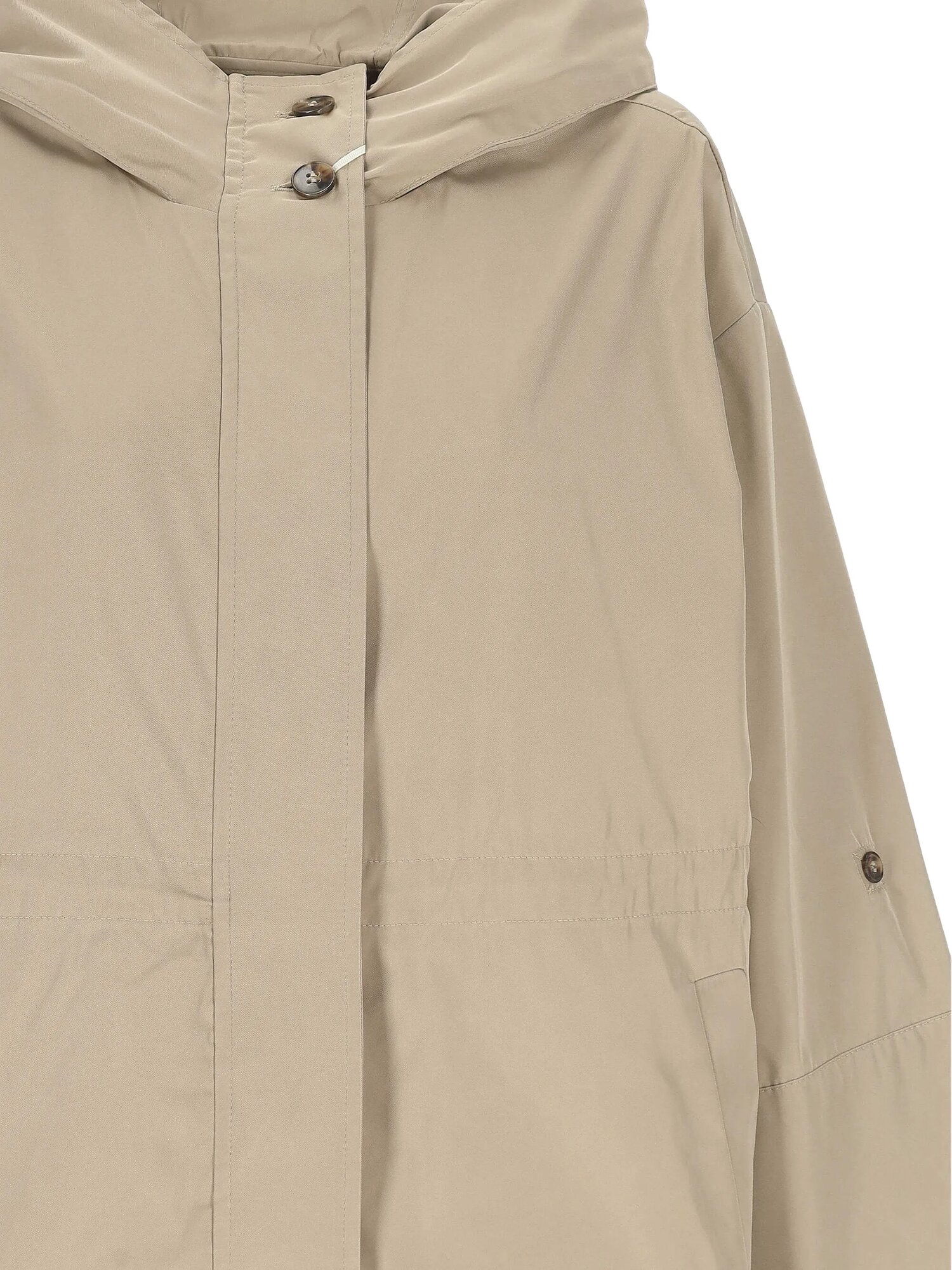 Парка Marella Hooded drawstring-waist parka, размер 44, разноцветный — фото 1