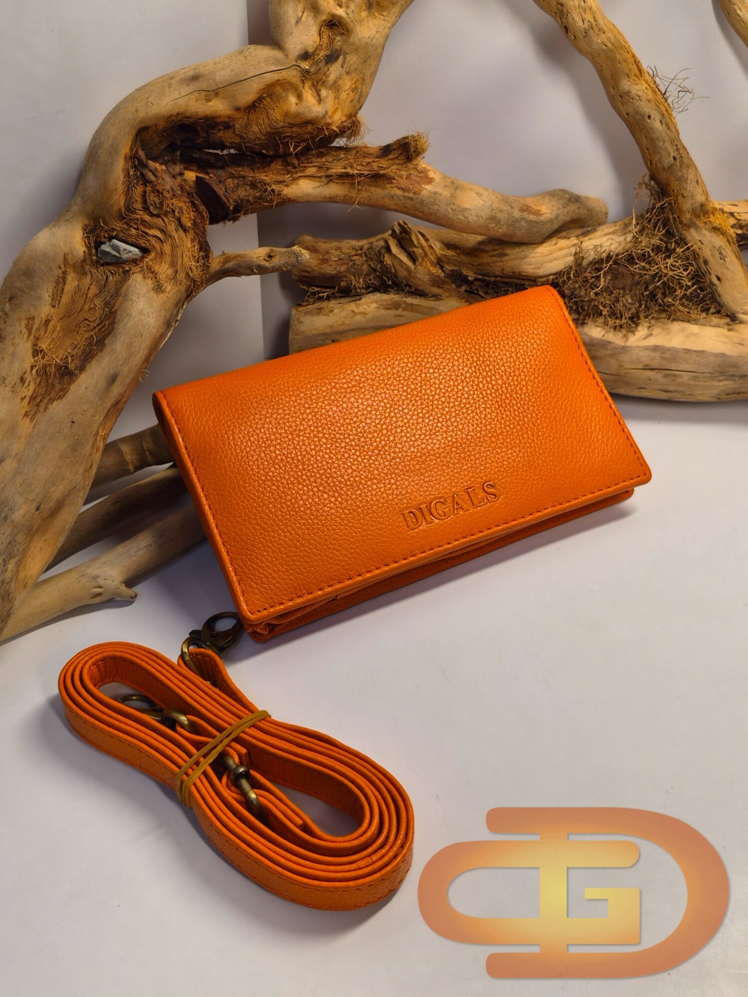 Сумка клатч DIGALS для телефона, orange — фото 1