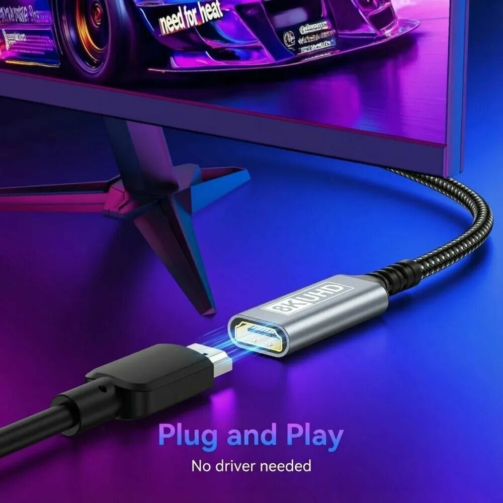 Кабель HDMI 48 Гбит/с для 3D, 1.5m — фото 1