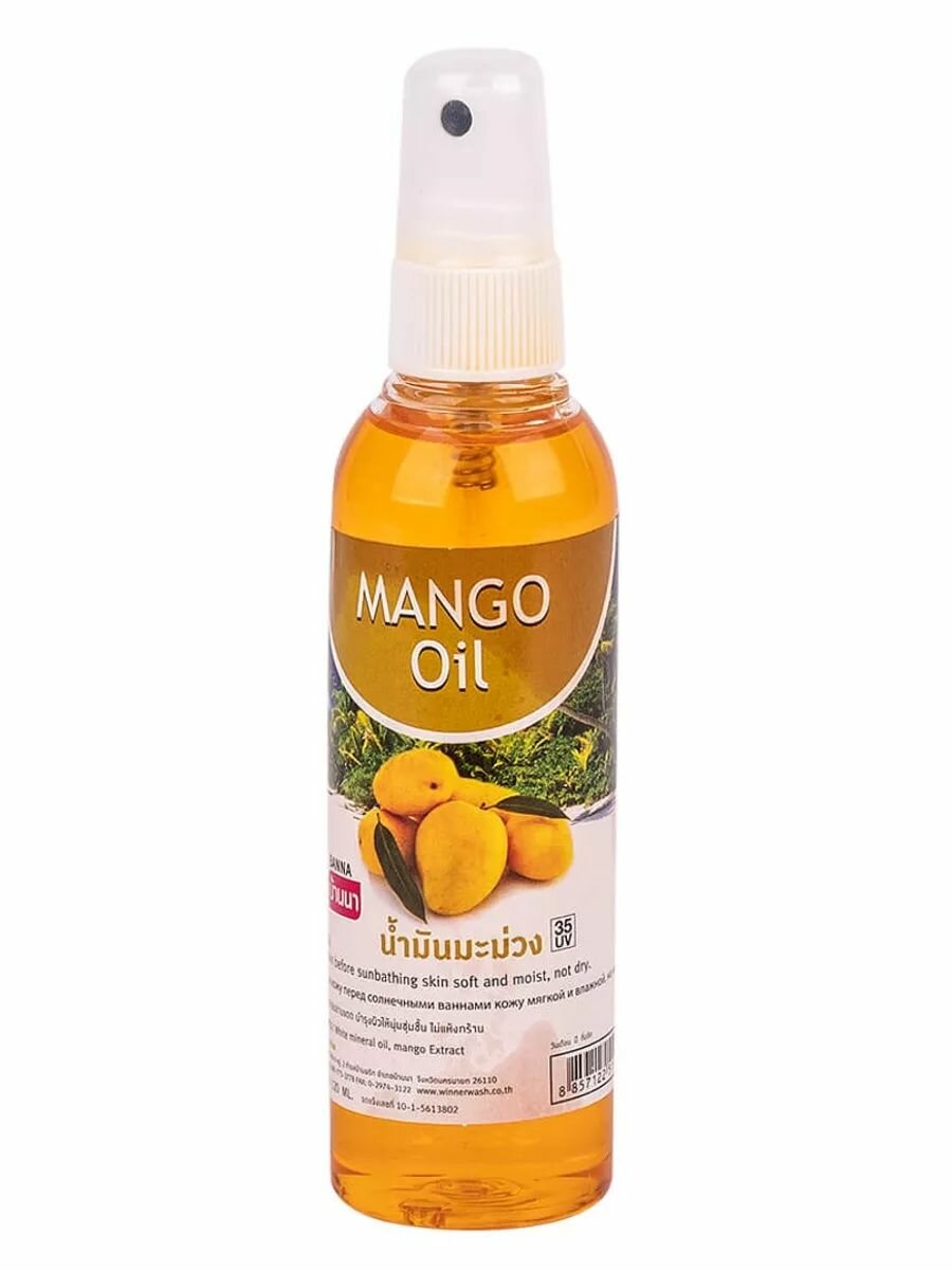 Banna Масло Манго для массажа и ухода за кожей Mango Oil, 120 мл