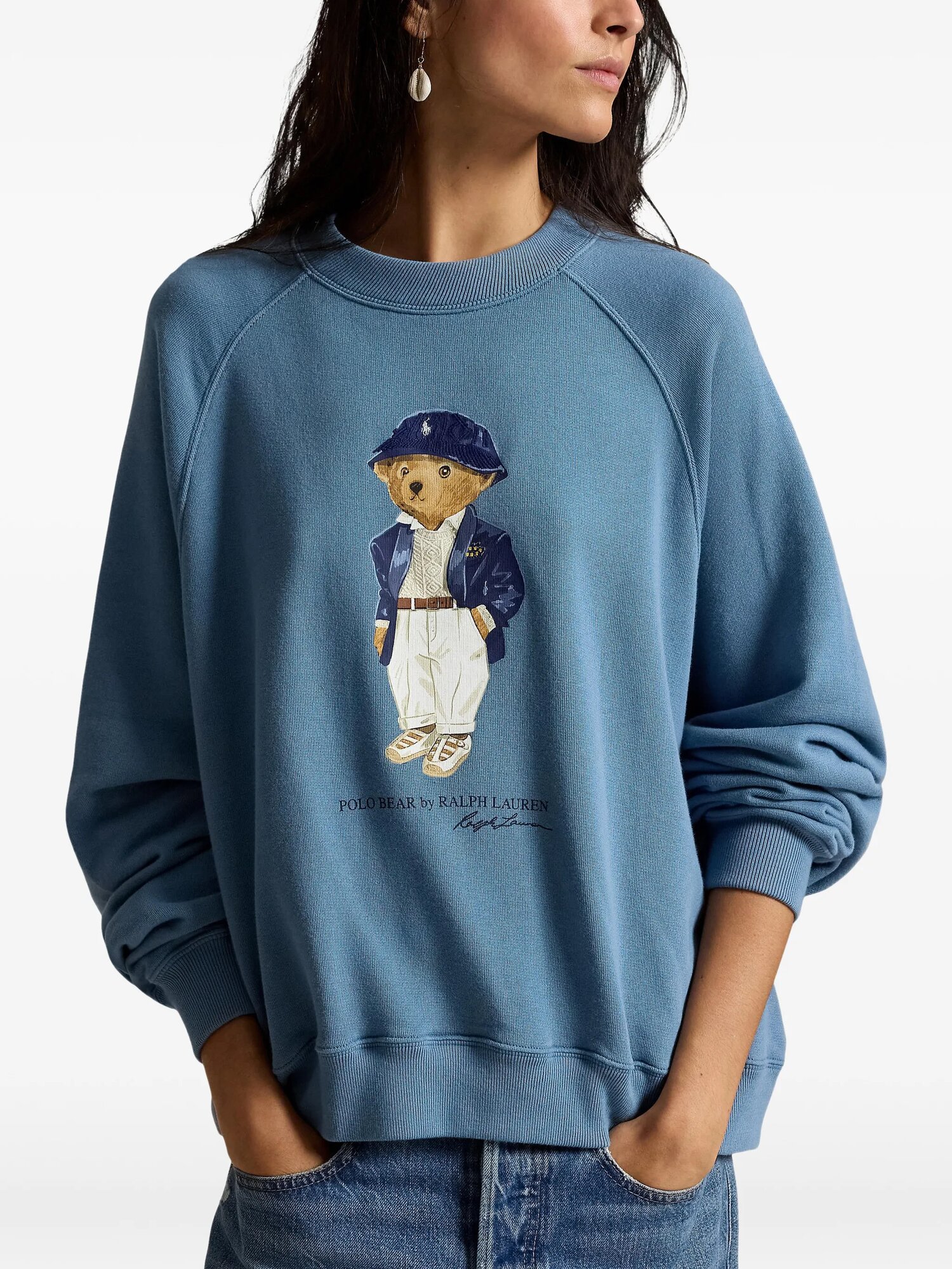 Свитер Polo Ralph Lauren Polo Bear, размер 0, , blue — фото 1