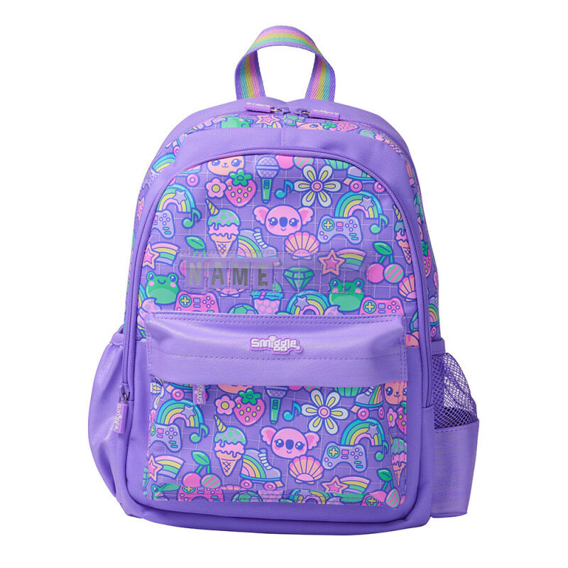 Рюкзак Smiggle из EVA, фиолетовый, средний, с карточкой