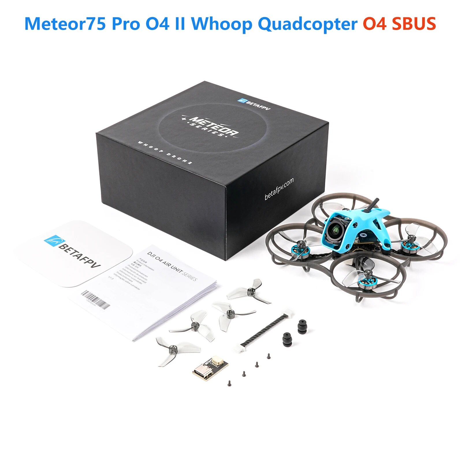 BETAFPV Meteor75 Pro O4 II Whoop квадрокоптер O4 SBUS