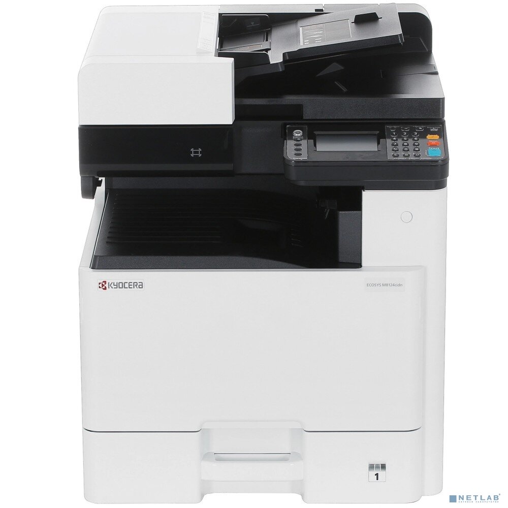 Kyocera Ecosys M8124cidn (1102P43AX0) (А3, 24/12 ppm A4/A3 1,5 GB, USB, Network, дуплекс, автоподатчик, пуск. комплект, старт. карт. TK-8110)азия