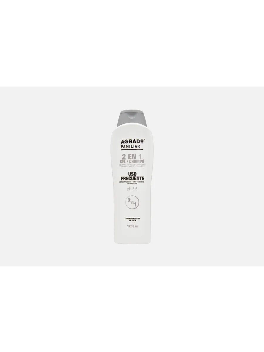 Шампунь-гель для душа AGRADO Frequent Use 2in1 1250 мл