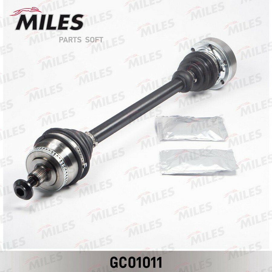 MILES GC01011 Привод в сборе AUDI A4/VW PASSAT 1.8-2.0 95-01 лев. (ABS) ()