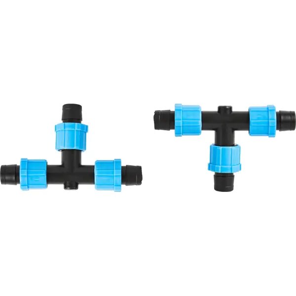 Тройник для капельной ленты BOUTTE, 16 мм 2 шт.