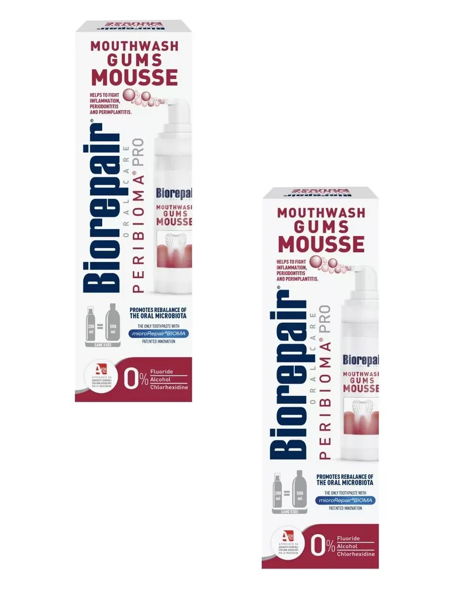 Мусс для полости рта перибиома 200 мл - 2 шт