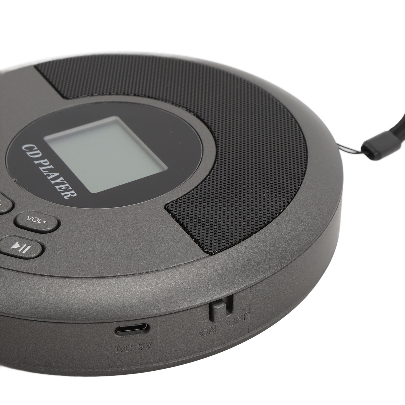 Портативный CD-плеер USB BT с двумя динамиками, перезаряжаемый проигрыватель дисков для дома, автомобиля, путешествий, улицы