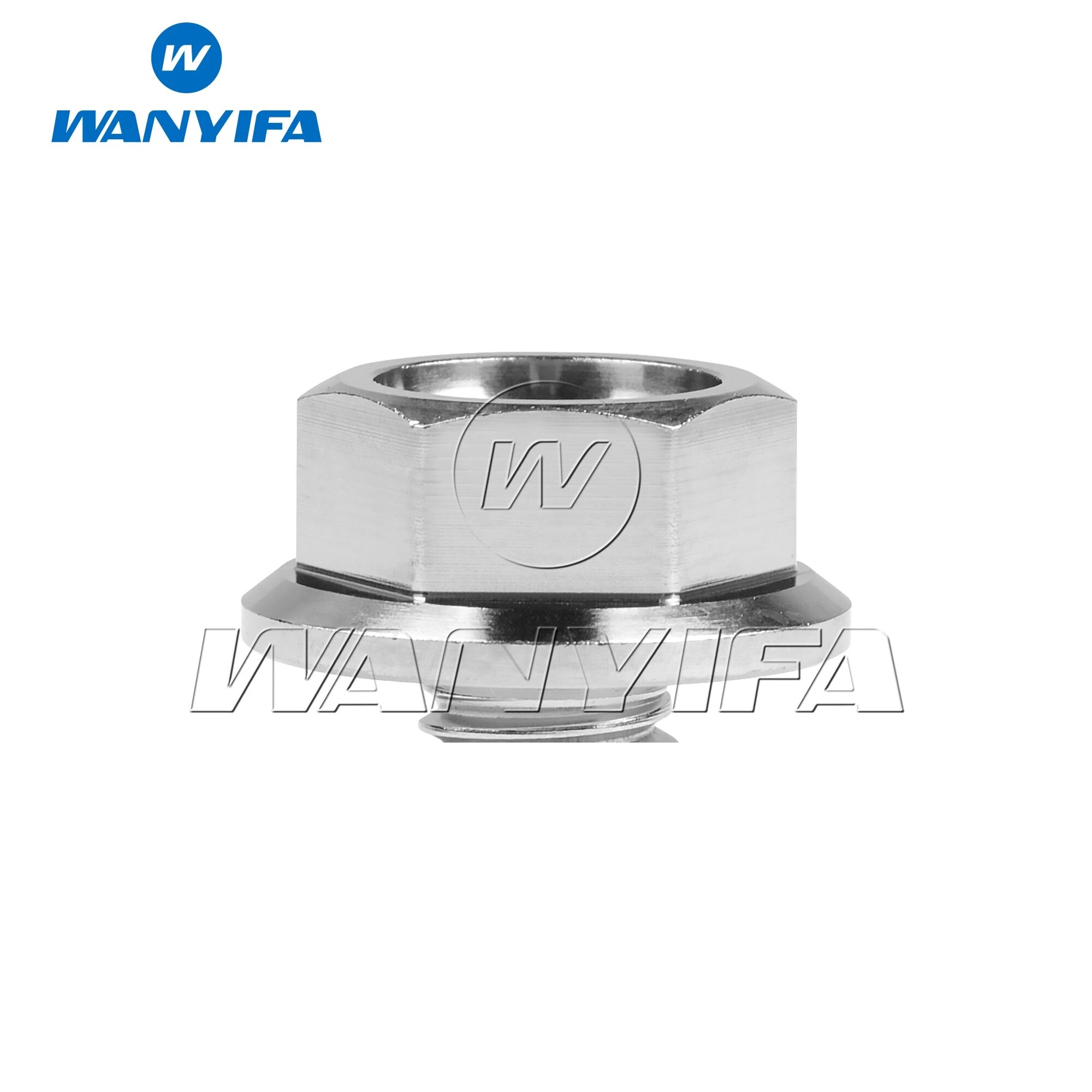 Титановые фланцевые болты Wanyifa M8 4/10 шт. Titanium, M8x30mm, 4pcs