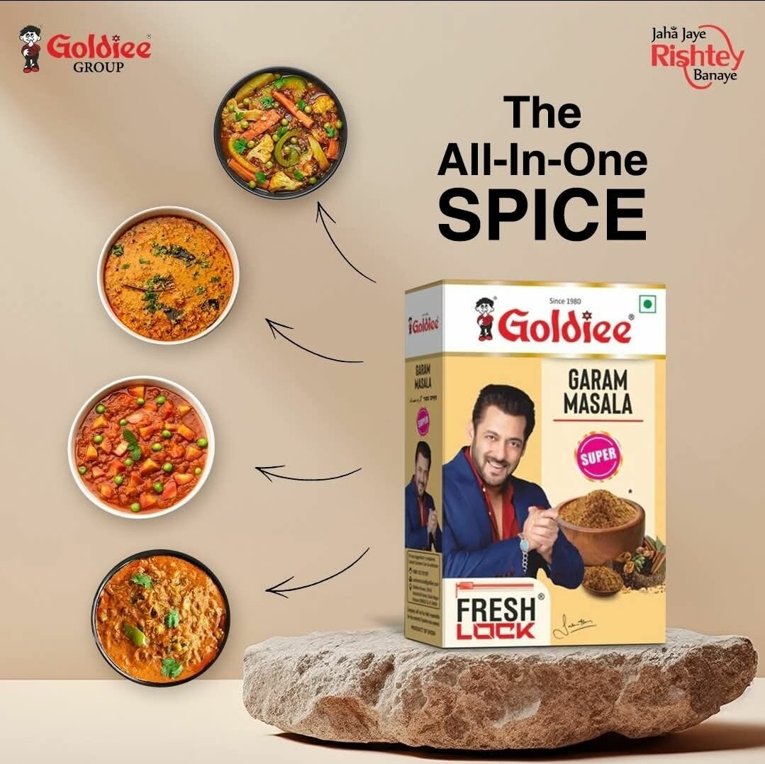 Специи Гарам масала -универсальная/ Garam masala Goldiee. 100гр. Индия