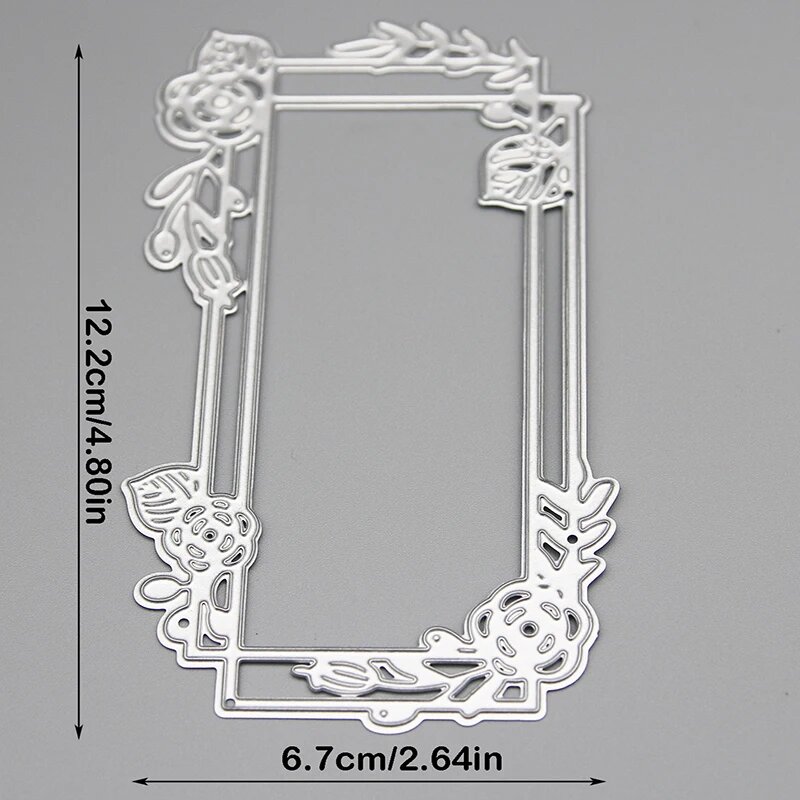 Металлические пресс-формы для скрапбукинга "Лист цветок" A167