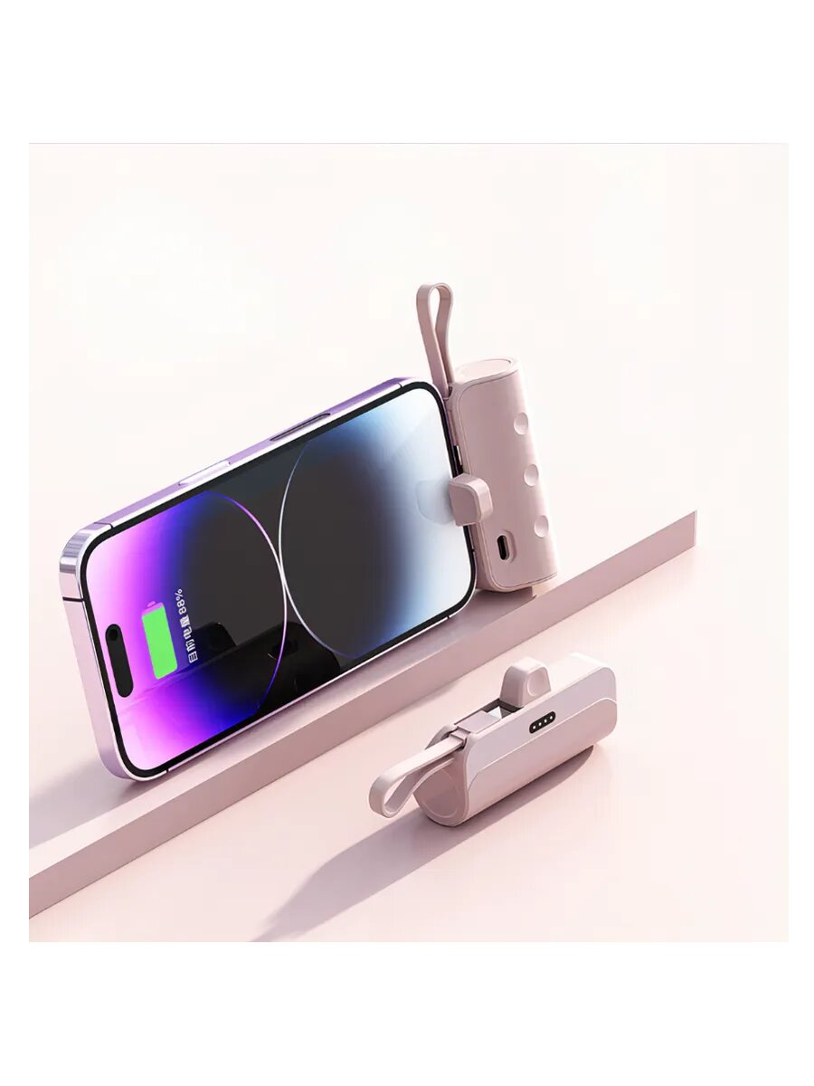 Повербанк для iphone и android 5000mAh