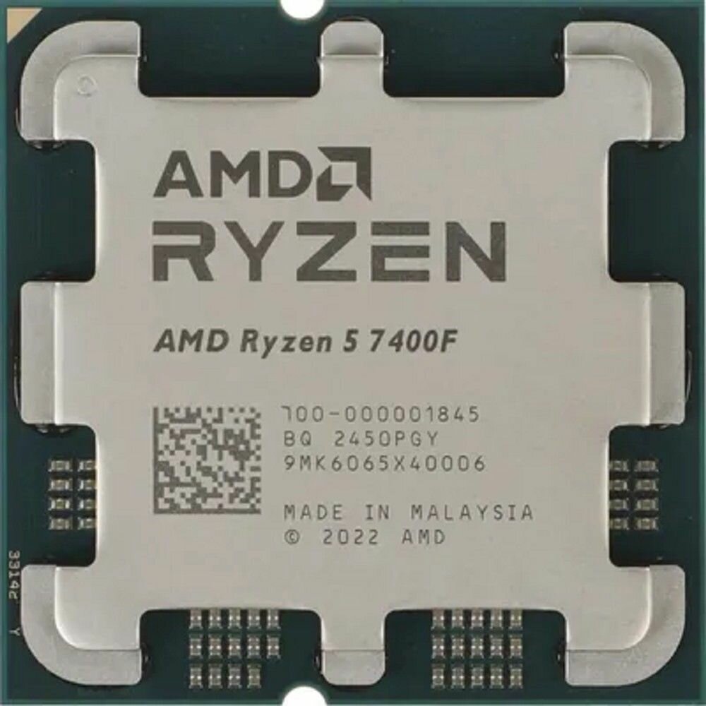 Amd Процессор CPU Ryzen 5 7400F OEM 100 - 000001845 6 ядер / 12 потоков