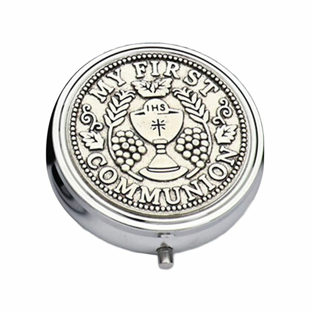 Металлическая шкатулка для украшений, косметичка с зеркалом (с зеркалом)-SB6