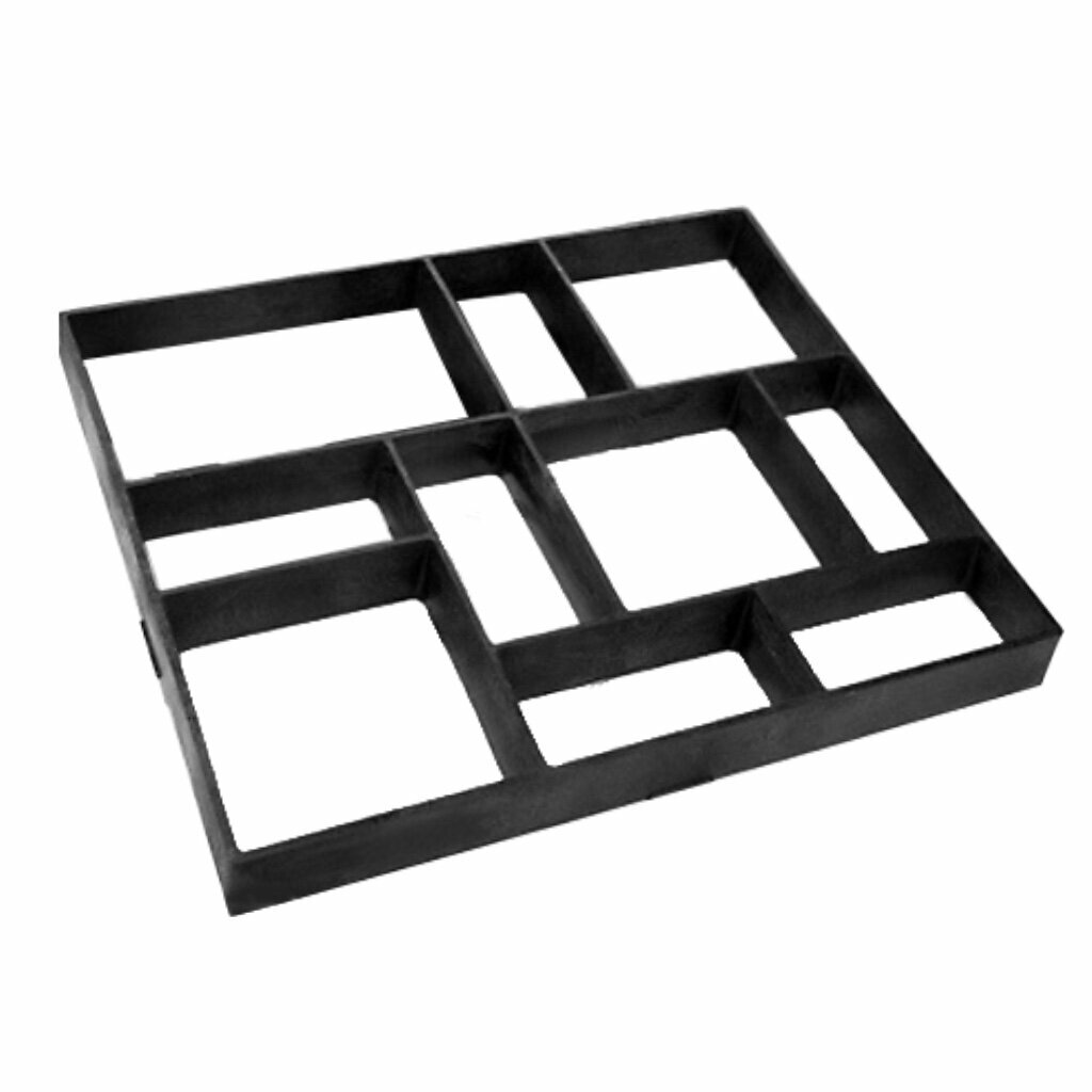 Садовый DIY Пластиковый Способ Вождения, Брусчатка, Форма Для Изготовления Шагового Камня, Цементная Форма 10Grids