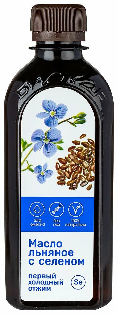 Масло льняное С селеном