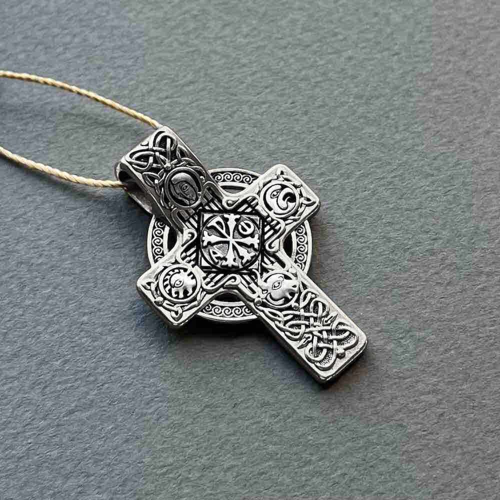 Крестик Даръ, серебро, 925 проба, чернение