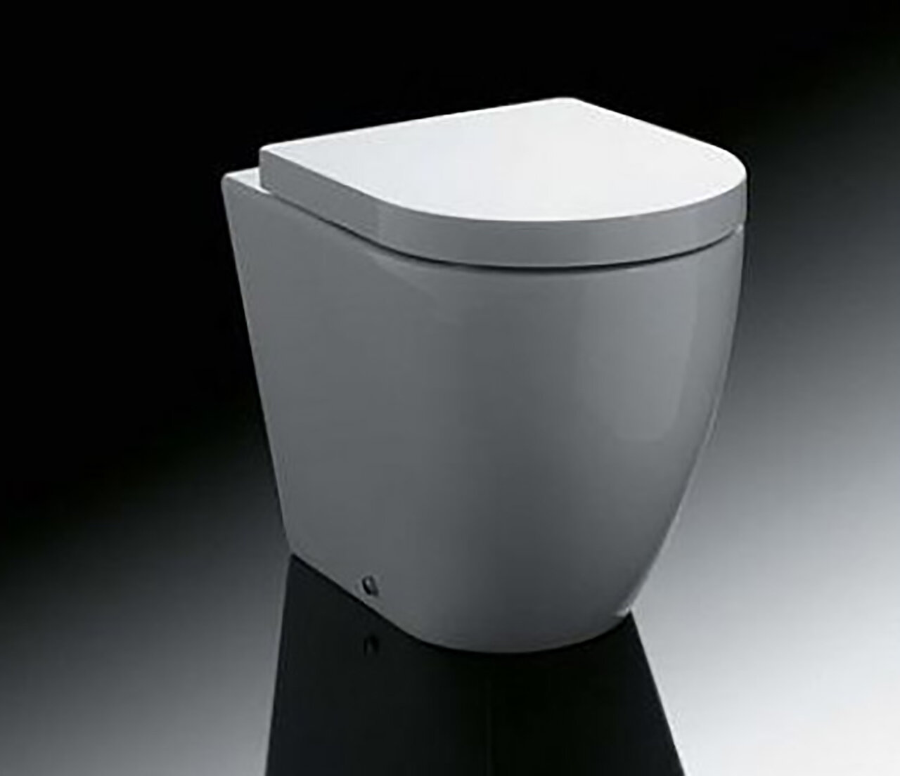 Унитаз GLOBO Concept SA005. BI , приставной, короткий, санфарфор, белый, Италия