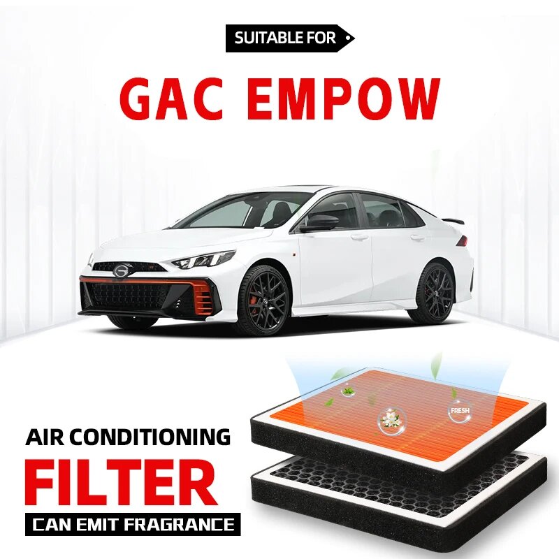 Для GAC Empow Фильтр салона Воздушный фильтр Фильтр кондиционера с активированным углем с ароматом для очистки воздуха салона автомобиля, GAC Empow