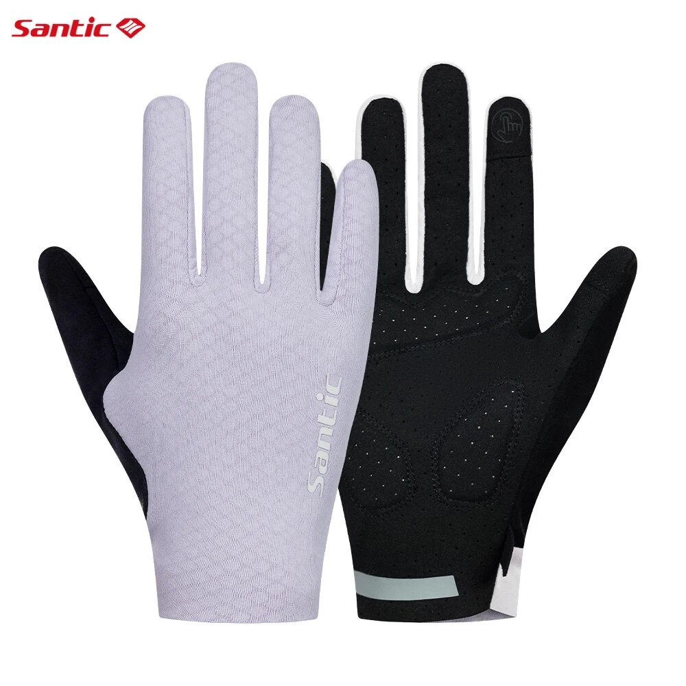 Santic велосипедные перчатки фиолетовые L, TZ25P223Z
