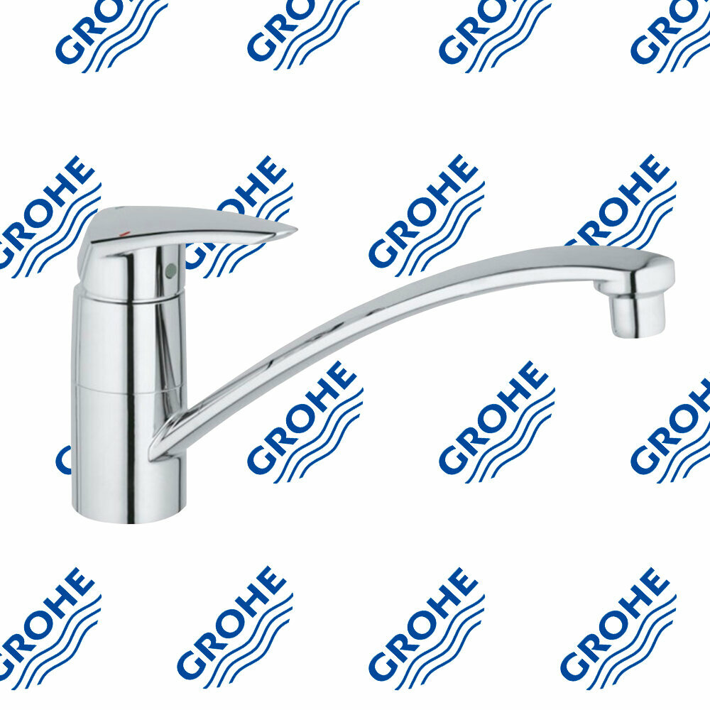Смеситель Grohe Eurodisc 33770001, поворотный излив, латунный корпус