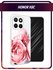 Силиконовый чехол на Honor X8c / Хонор X8c с принтом "Пионы на белом"
