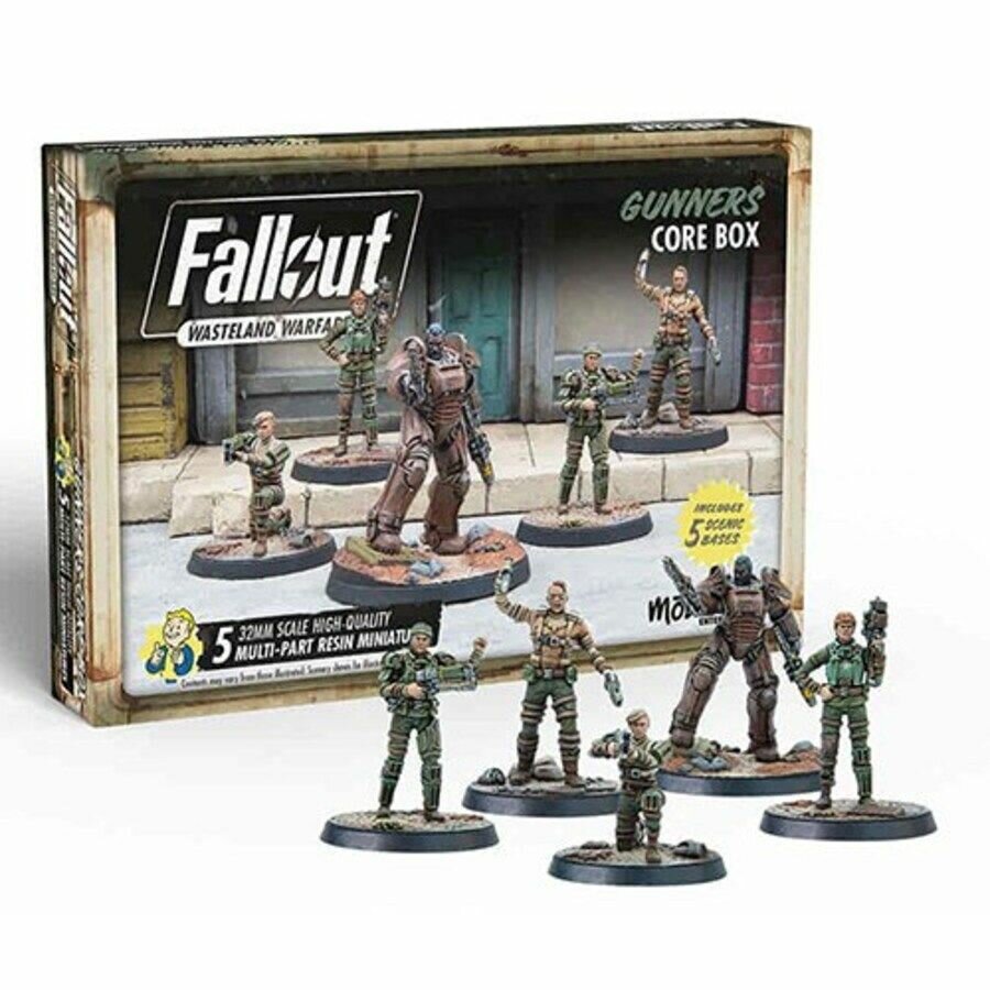 Набор миниатюр Gunners: Core Box Fallout: Wasteland Warfare