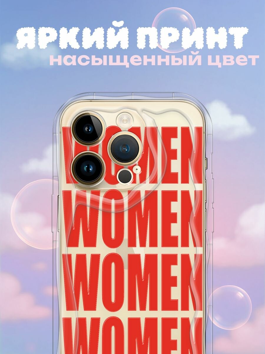 Чехол на Apple iPhone 14 Pro / Айфон 14 Про с принтом WOMEN 3 — фото 1