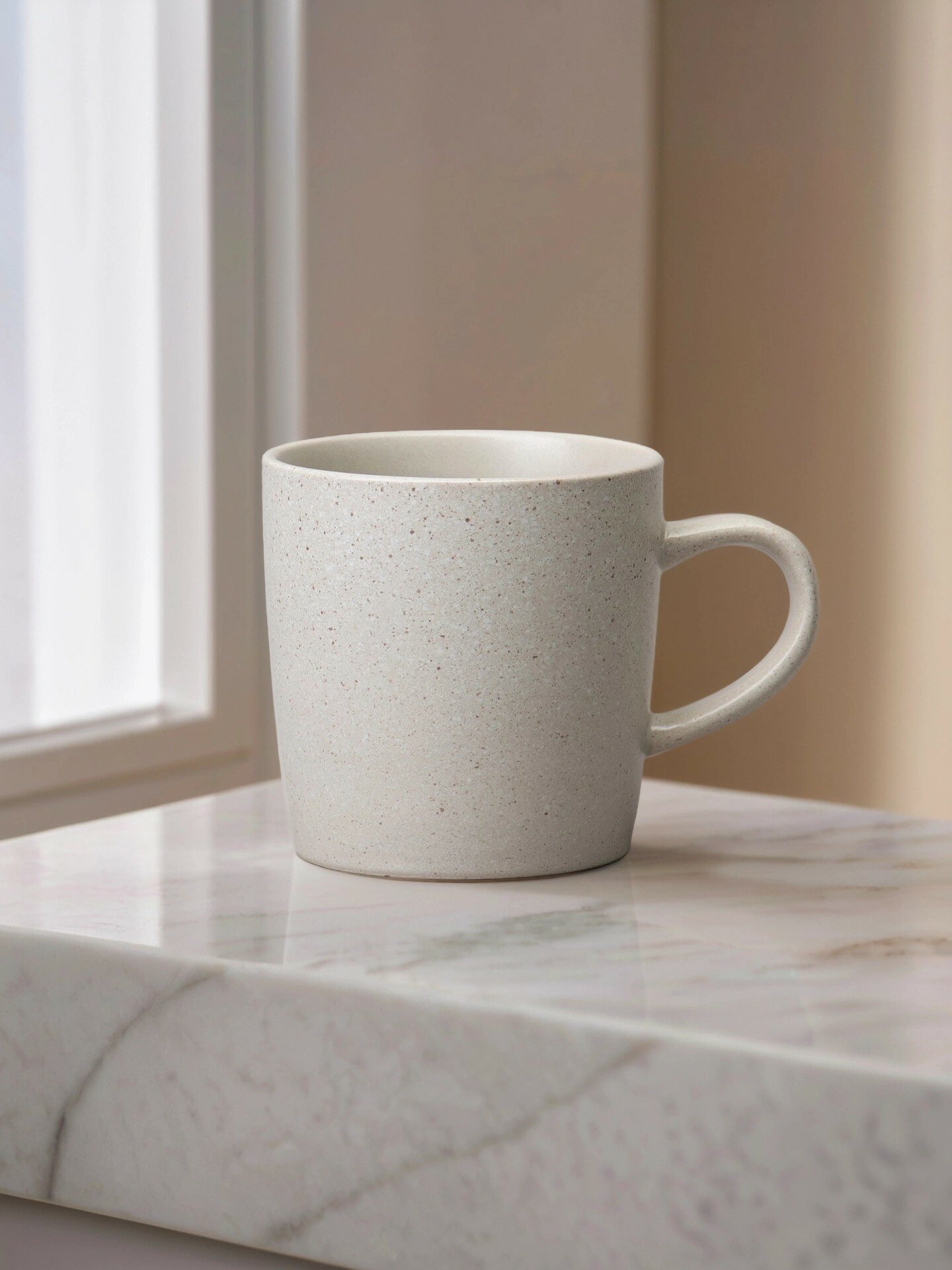 Кружка Lefard "Модерн", 420 мл, для чая и кофе, керамическая, бежевая