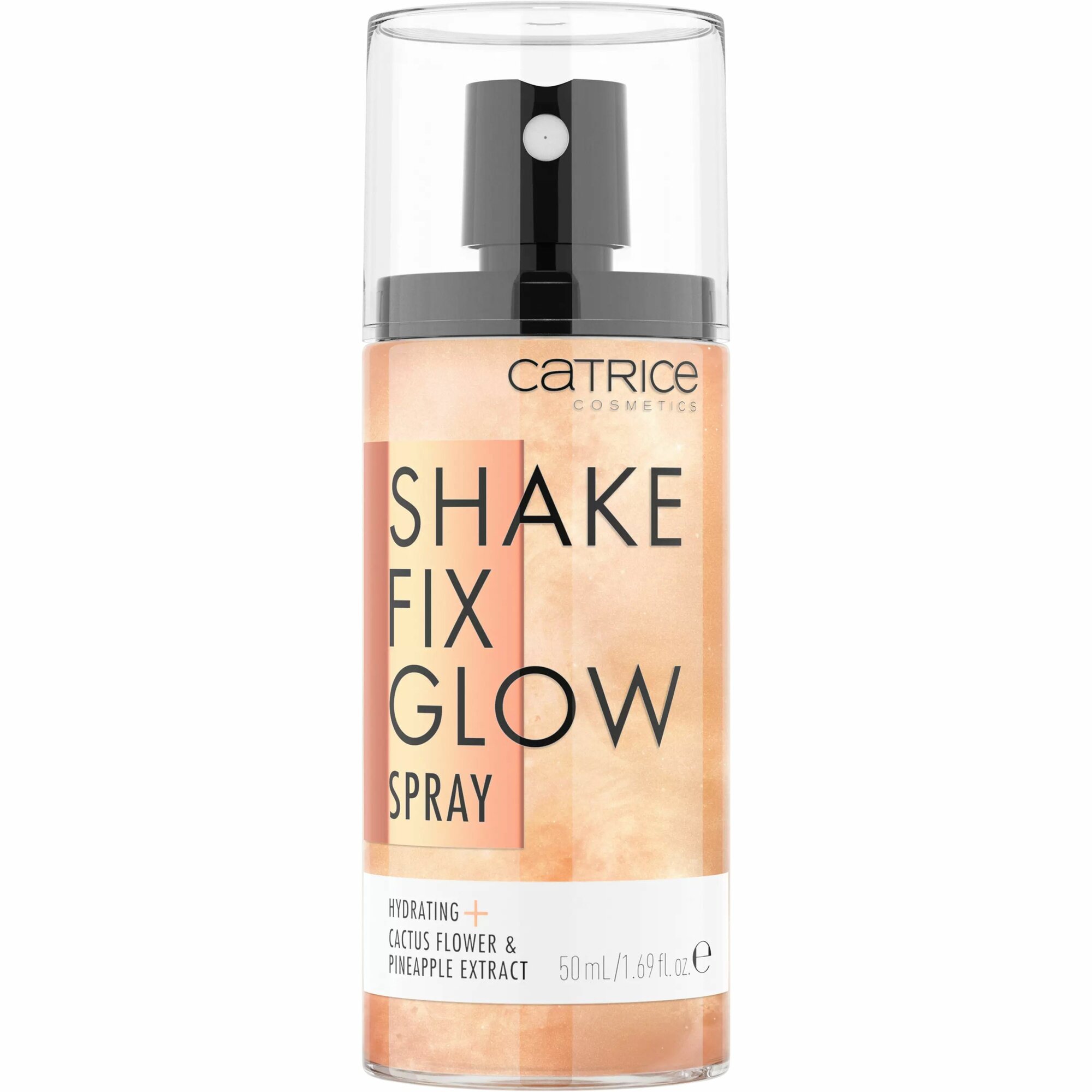 Спрей Фиксирующий CATRICE (Катрис) Shake Fix Glow Spray для Макияжа с Мерцанием - 50 мл.