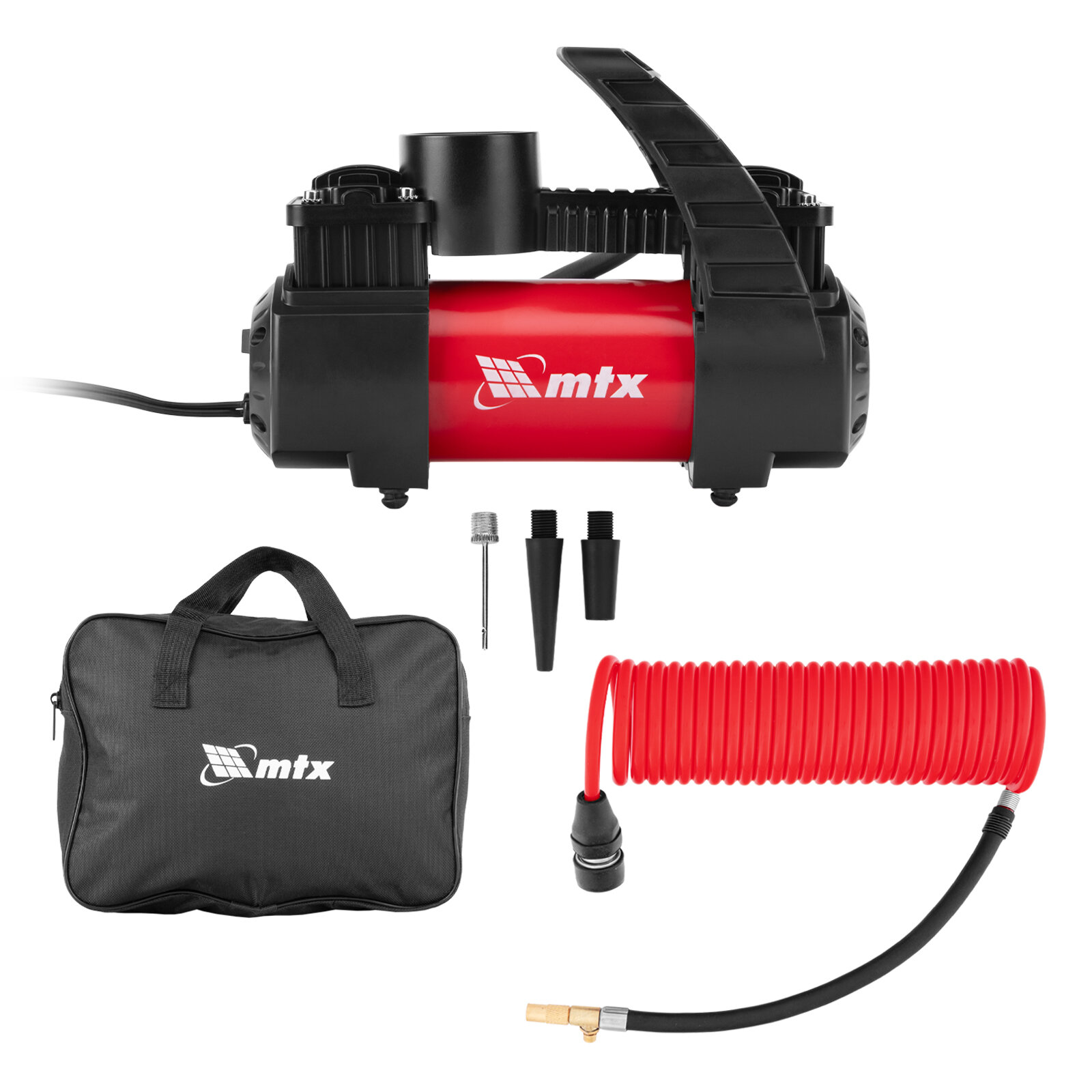 Компрессор автомобильный MTX C-75, 12 В, 10 атм, 75 л/мин (58034)