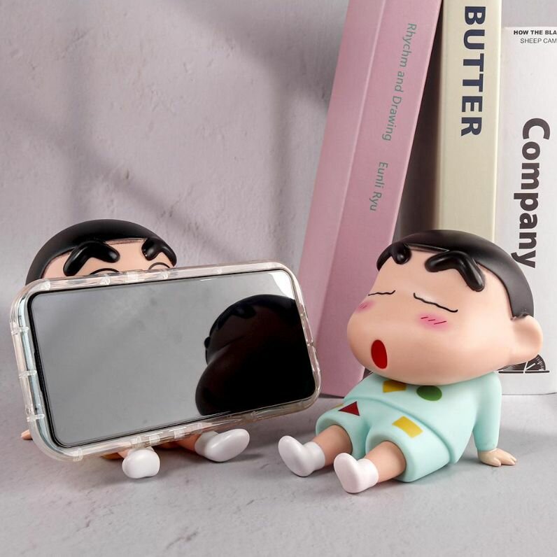 Подставка для телефона в виде аниме-фигурки Kawaii, настольные украшения (Бирюзовый)