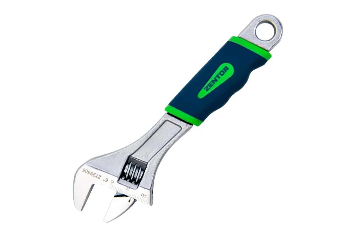Zentor разводной ключ 160 мм ZT29606 - регулируемые губки, бытовая сантехника